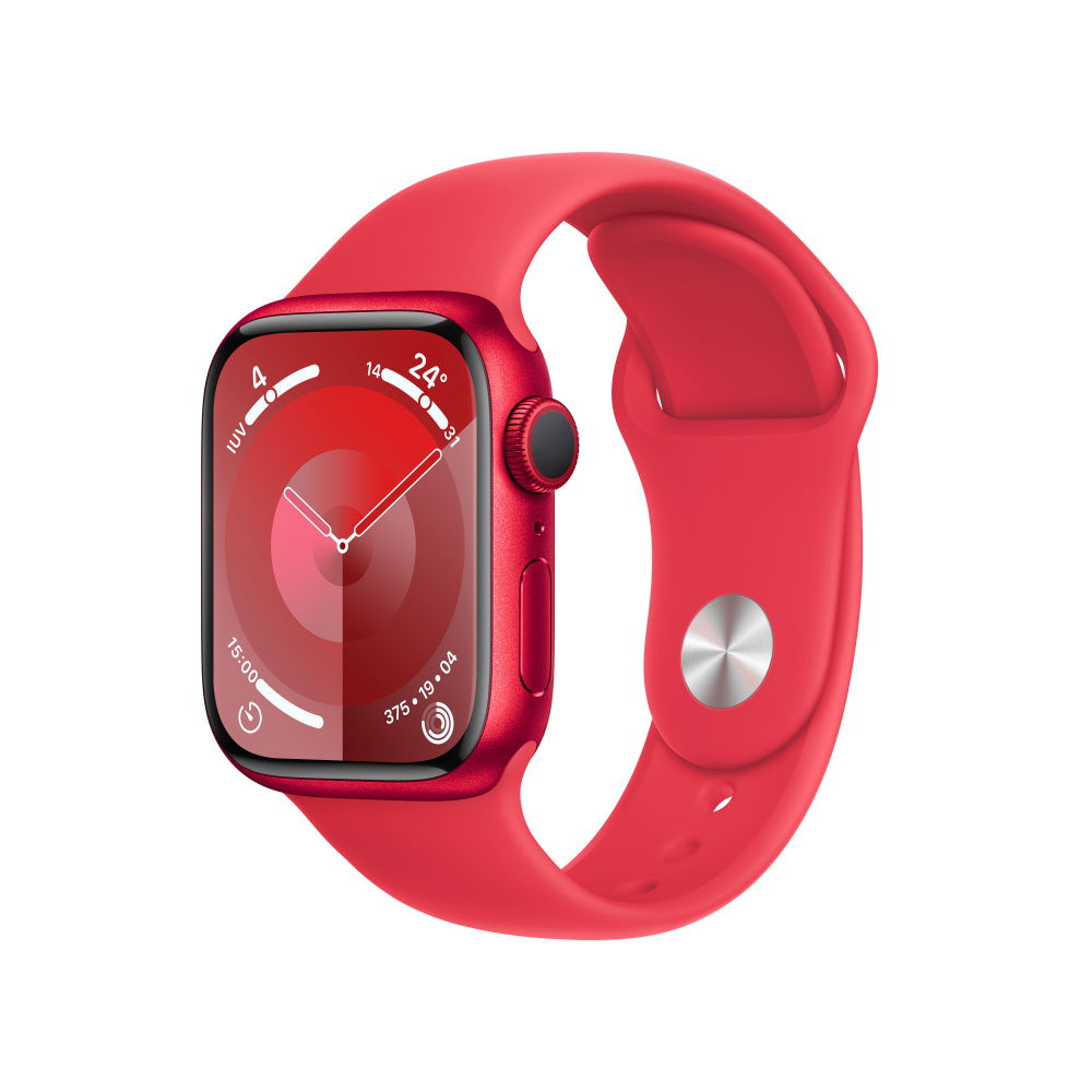 Expercom.mx - Apple Watch Series 9 GPS, Caja de Aluminio Color Rojo de 41mm, Correa...