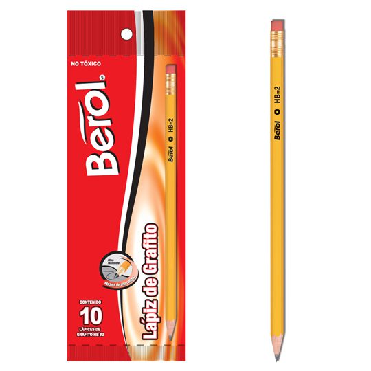 Expercom.mx - LAPIZ BEROL NO.2 10 PIEZAS