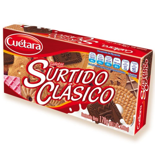 Expercom.mx - Galletas Surtido Clasico Cuetara De 170 Gramos