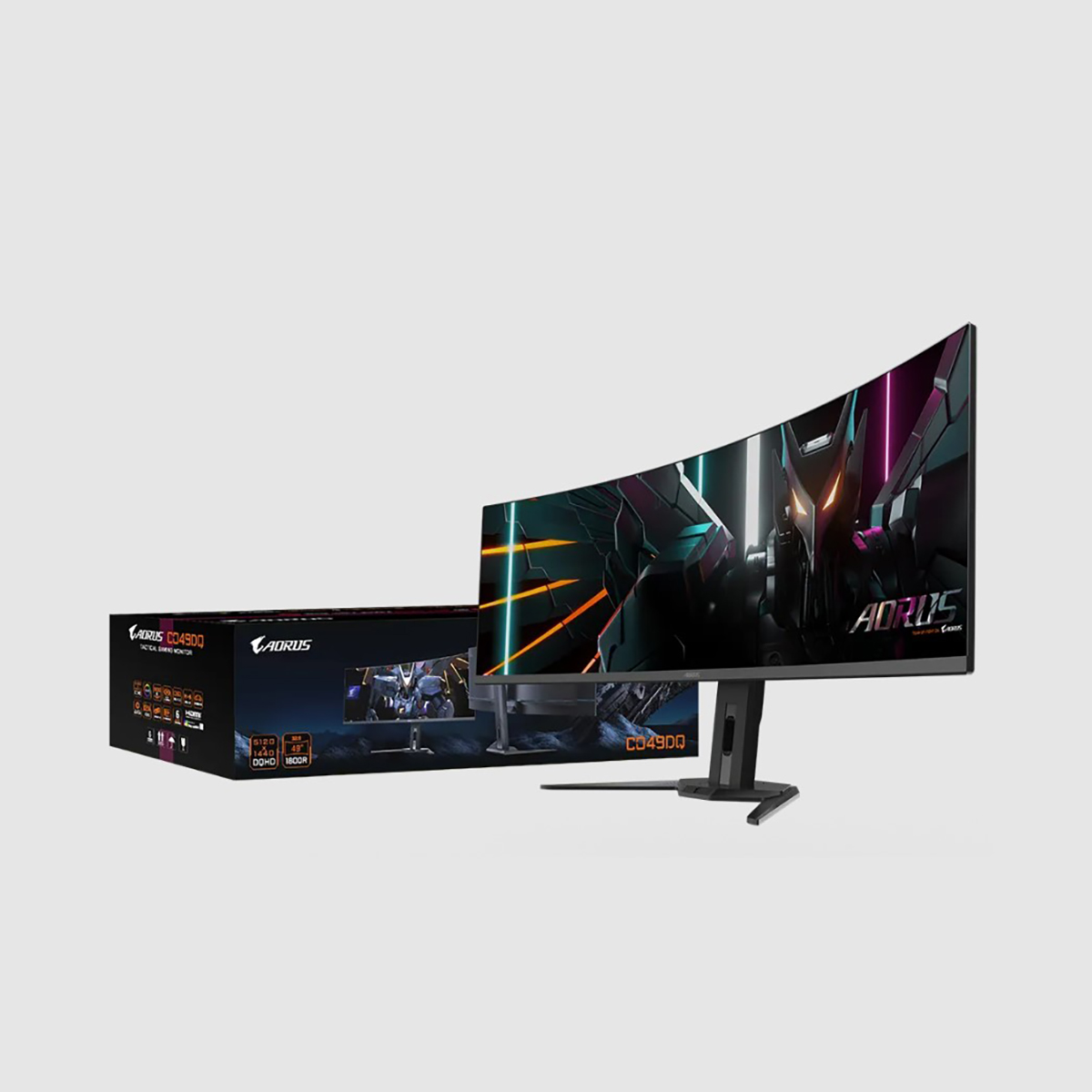 Expercom.mx - Monitor Gamer AORUS CO49DQ OLED 49", DQHD, FreeSync ...