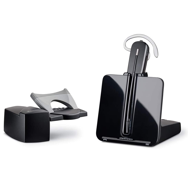 Expercom.mx - Poly headset cs540/hl10 con lifter, inalámbrico, dect, negro