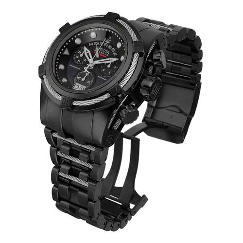 Expercom.mx - Invicta jt men 53mm stainless steel black + stainless steel