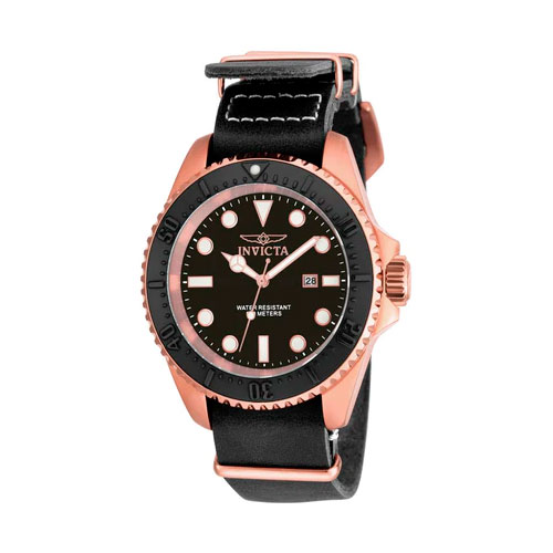 Expercom.mx - Invicta pro diver men 50mm stainless steel rose gold + black