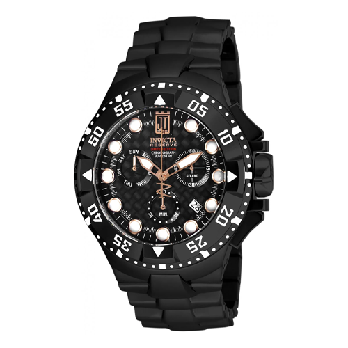Expercom.mx - Invicta jt men 50mm stainless steel black black dial z60 qua