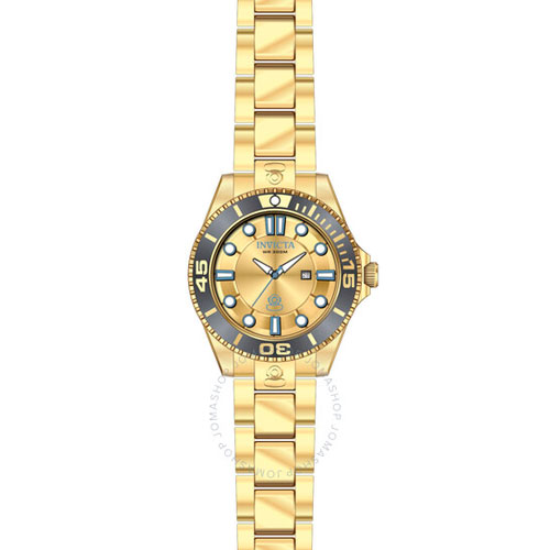 Expercom.mx - INVICTA Pro Diver Lady 38mm Stainless Steel Gold Gold dial 7