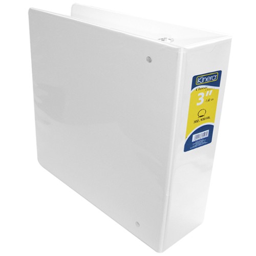 Expercom.mx - Carpeta De Vinil Panoramica Blanca 3 Pulgadas Kinera ...