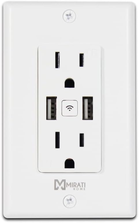 Expercom.mx - Mirati Smart Plug MCP1 de Montaje en Pared WiFi, 2 ...
