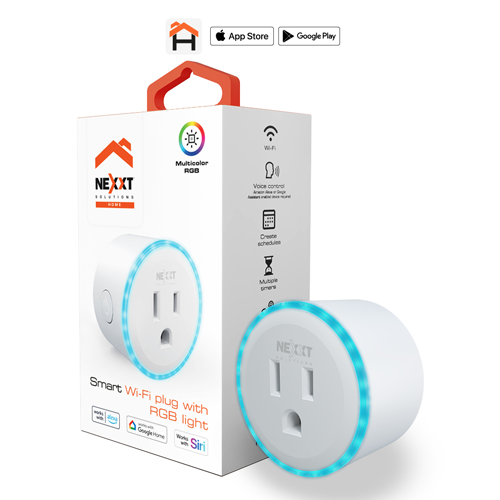Expercom.mx - Nexxt Solutions Connectivity - Smart plug RGB light Expercom.mx - Nexxt Solutions Connectivity - Smart plug RGB light