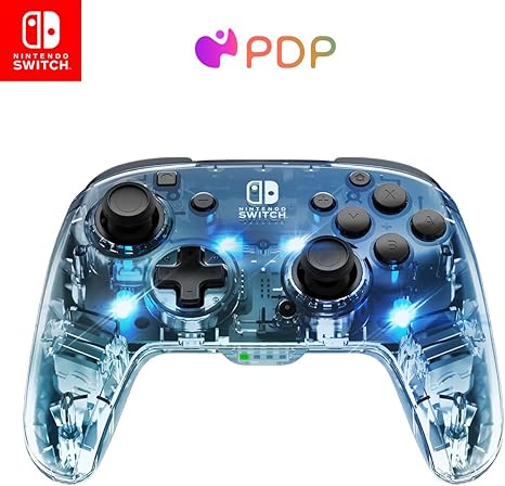 Expercom.mx - PDP Mando Afterglow Deluxe Wireless Nintendo Switch ...