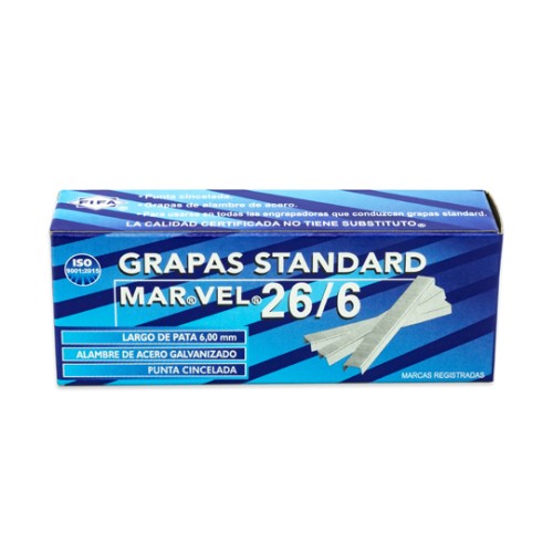 Expercom.mx - Grapa Estandar 6 Mm 26 6 Pulgada Pilot Fifa Capacidad De ...