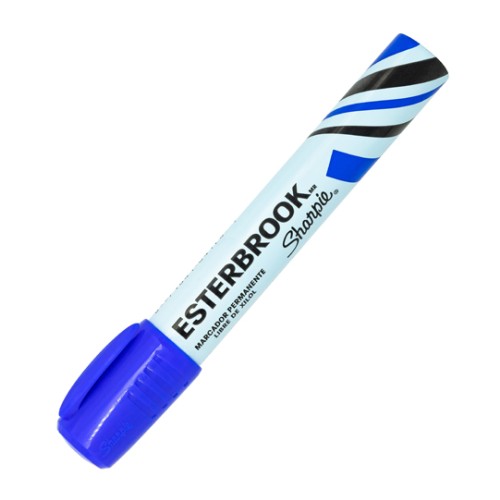 Expercom.mx - Marcador permanente esterbrook color azu l 1 pieza