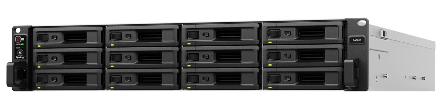 Expercom.mx - Synology NAS SA3610 de Montaje en Rack de 12 bahías Nucleos 21 Base 2...