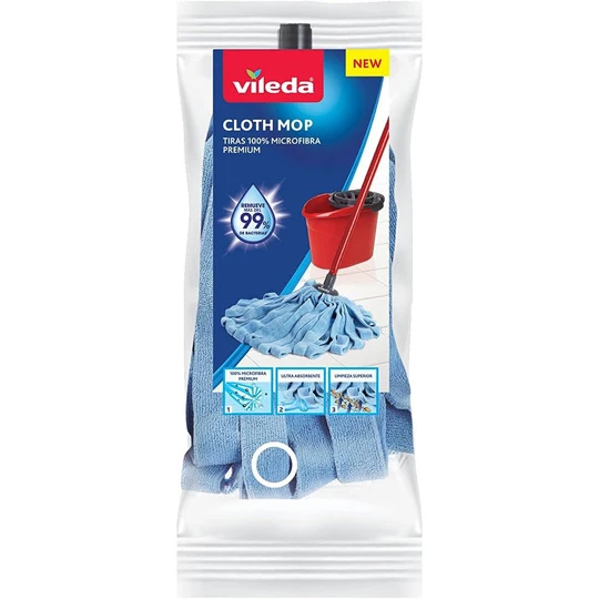 Expercom.mx - Mop Microfiber And Cloth Blanco Vileda