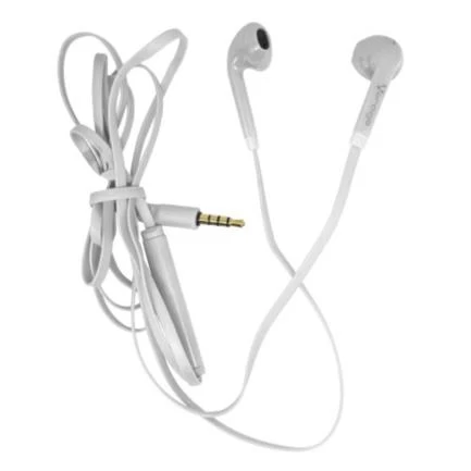 Expercom.mx - Audífonos alámbricos vorago ep-201 manos libres 3.5mm color blanco