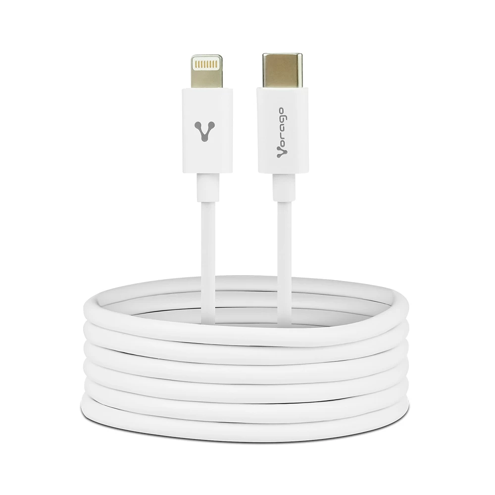 Expercom.mx - Cable Vorago CAB-125, Tipo C a LIGHTNING de Carga Rapida ...