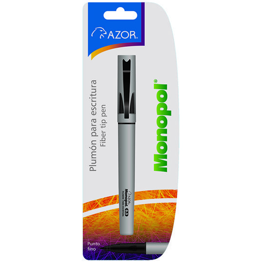 Expercom.mx - AZO-PLU-3811NE / 301.3811NE Plumón ultra fino Monopol 0.5 ...