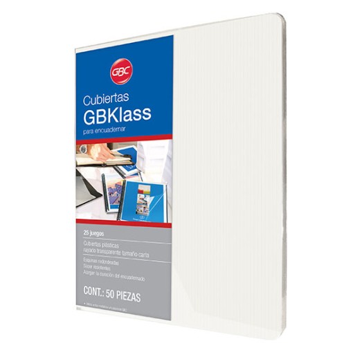 Expercom.mx - Cubiertas Gbc Gbklass M600003 Tamano Carta 1 Paquete Con ...