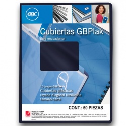 Expercom.mx - Cubiertas Gbc Gbplak P3563 Tamano Carta 1 Paquete Con 50 ...